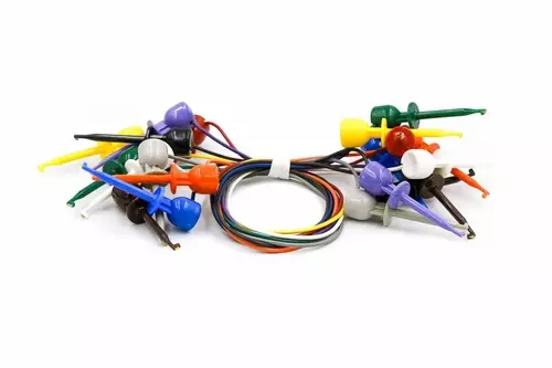 E-Z-Hook 204 X100W Micro Hook to Micro Hook Jumper Leads | Warwick Test ...