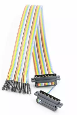 40way Test Clip Ribbon Cable with Sockets | Warwick Test Supplies
