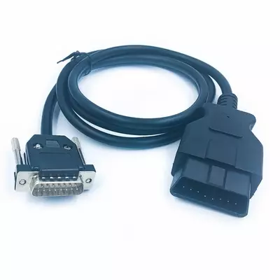 OBD2 to DA15 Cable Assembly for Diagnostic tool