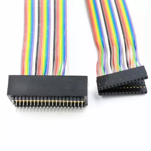 28 way Test Clip Ribbon Cable 40pin 0.6in DIL Plug | Warwick Test Supplies