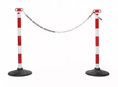 Plastic Post & Chain Barrier Kits | Vehicle Workshop Safety | Warwick ...