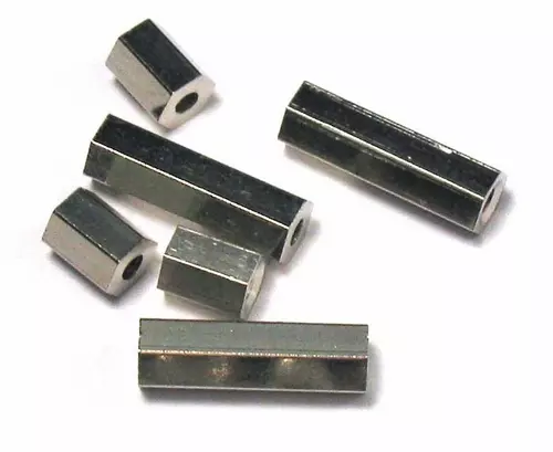 PJP ET8 d3 Internally Thread Brass Hex Spacer | Warwick Test Supplies