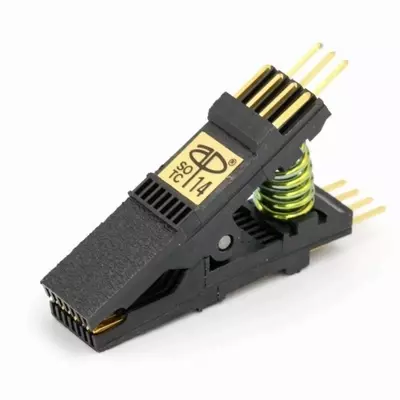 AP Products 923655-14 14 Pin SOIC Gold Test Clip | Warwick Test Supplies